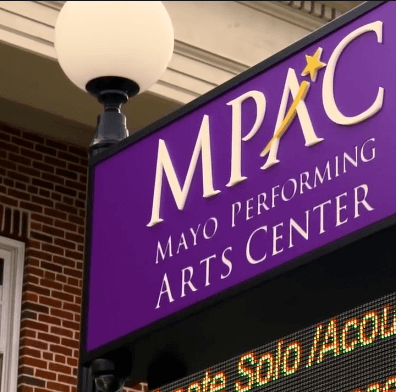 Performing Arts Sign